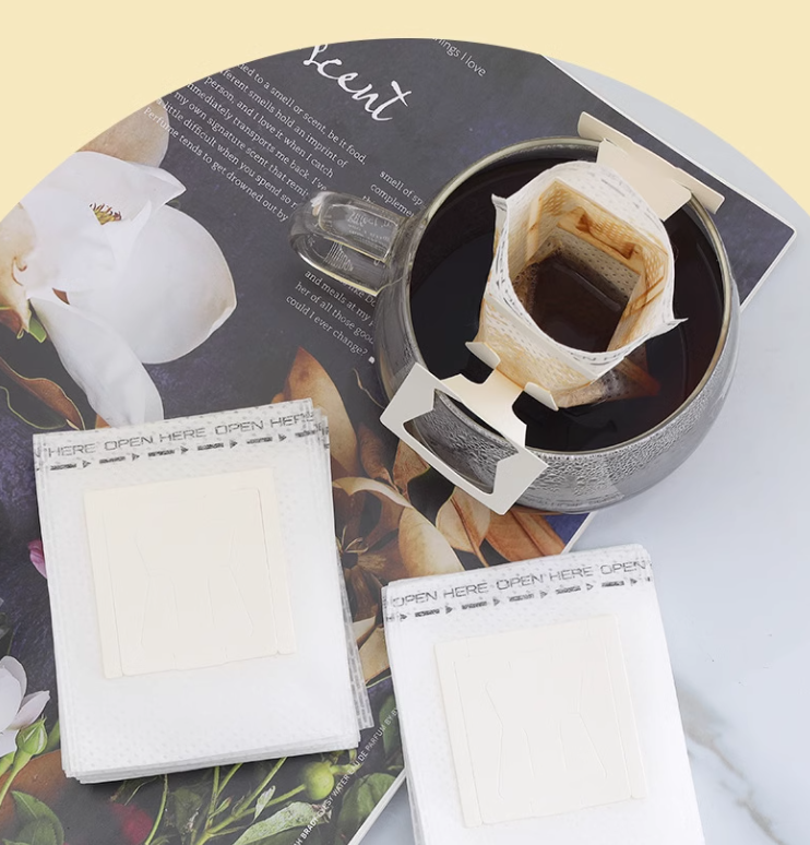 50pcs Expresso Coffee Filter Drip Bag Hanging Ear Style Brew Coffee ...