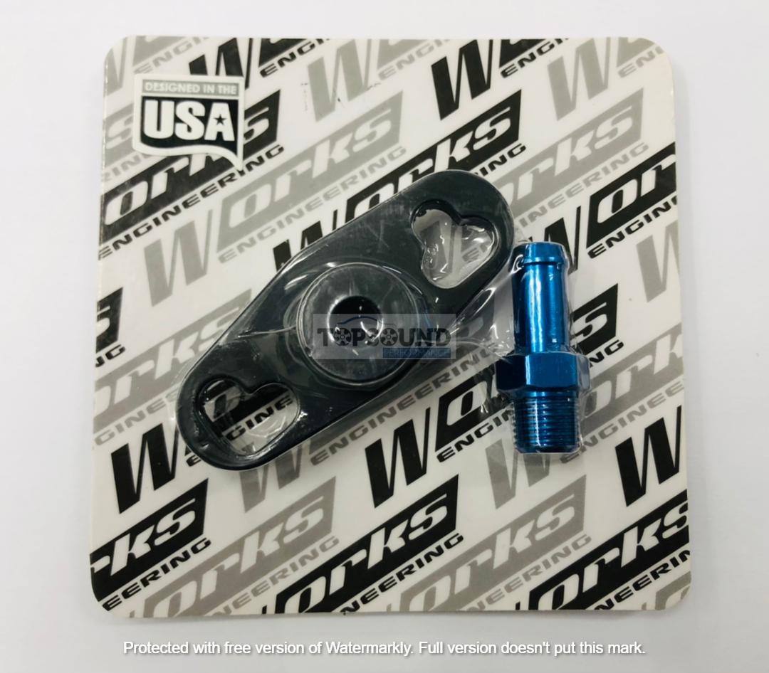 Works Fuel Regulator Bracket Set (Big) - MITSUBISHI EVO 1-9 / OLD GSR ...
