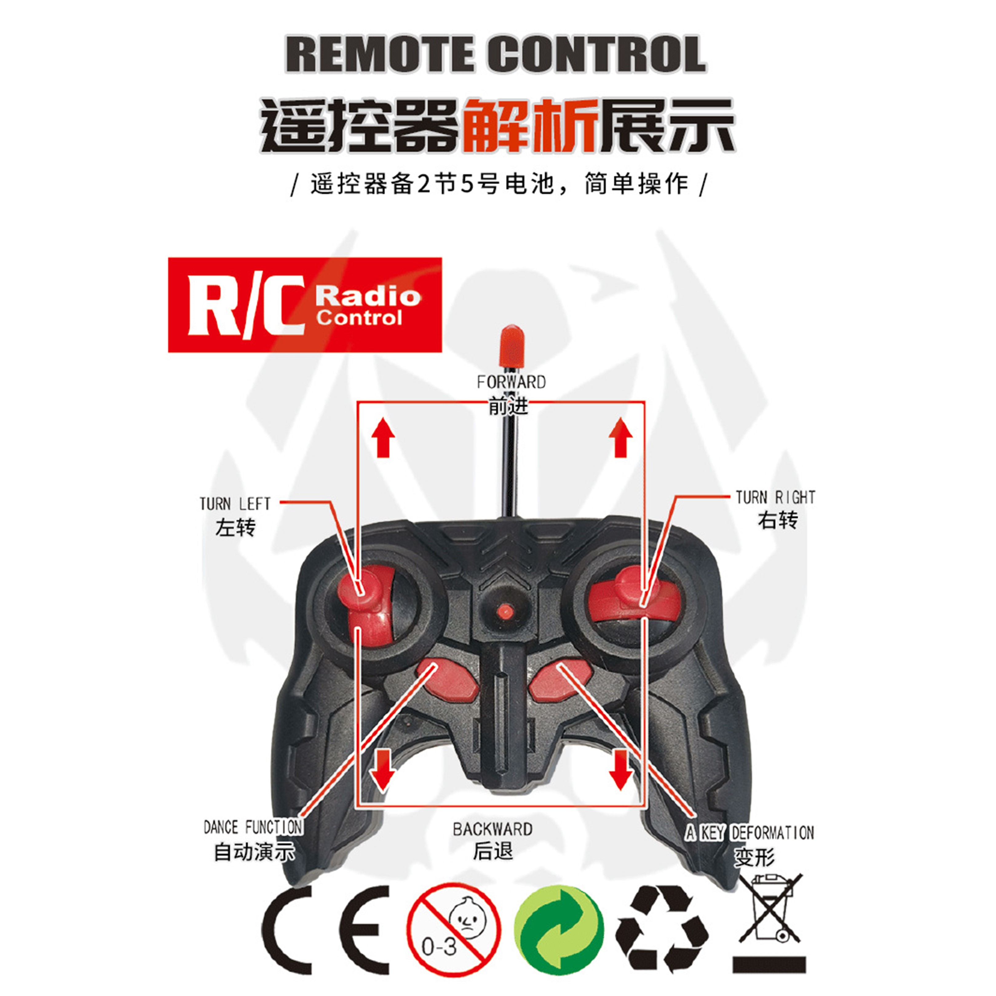 (Kepala Besi) 4GL 6 CHANNEL Die Cast RC Excavator Remote Control Car ...