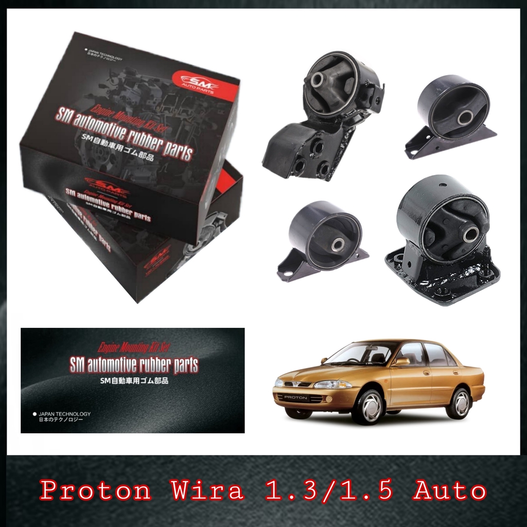 SM Engine Mounting Set - Proton Wira Satria 1.3 1.5 1.6 1.8 Auto ...