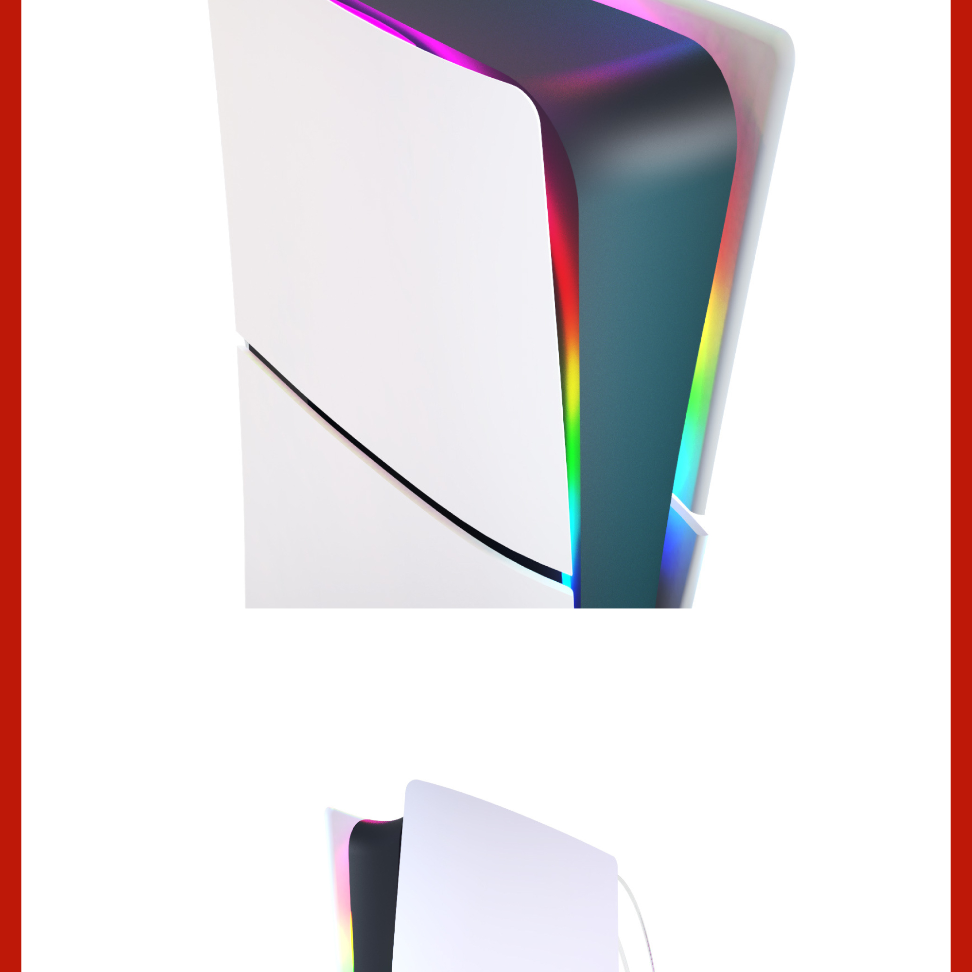 iPega PS5 RGB LED Light Strip Kit For PS5 FAT SLIM Digital Disc Edition ...