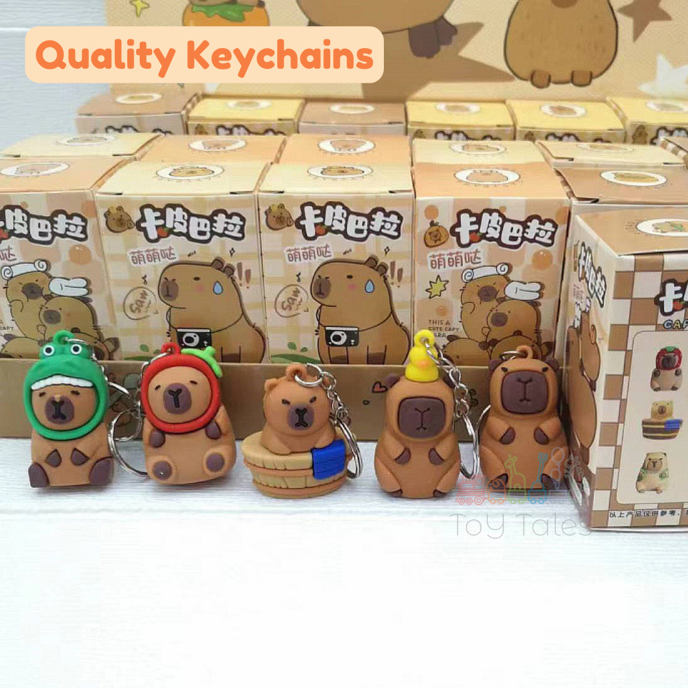 ToyTales 🍭 CAPYBARA KEYCHAIN [ Blind Box ] Kapibara Capibara Kapybara ...