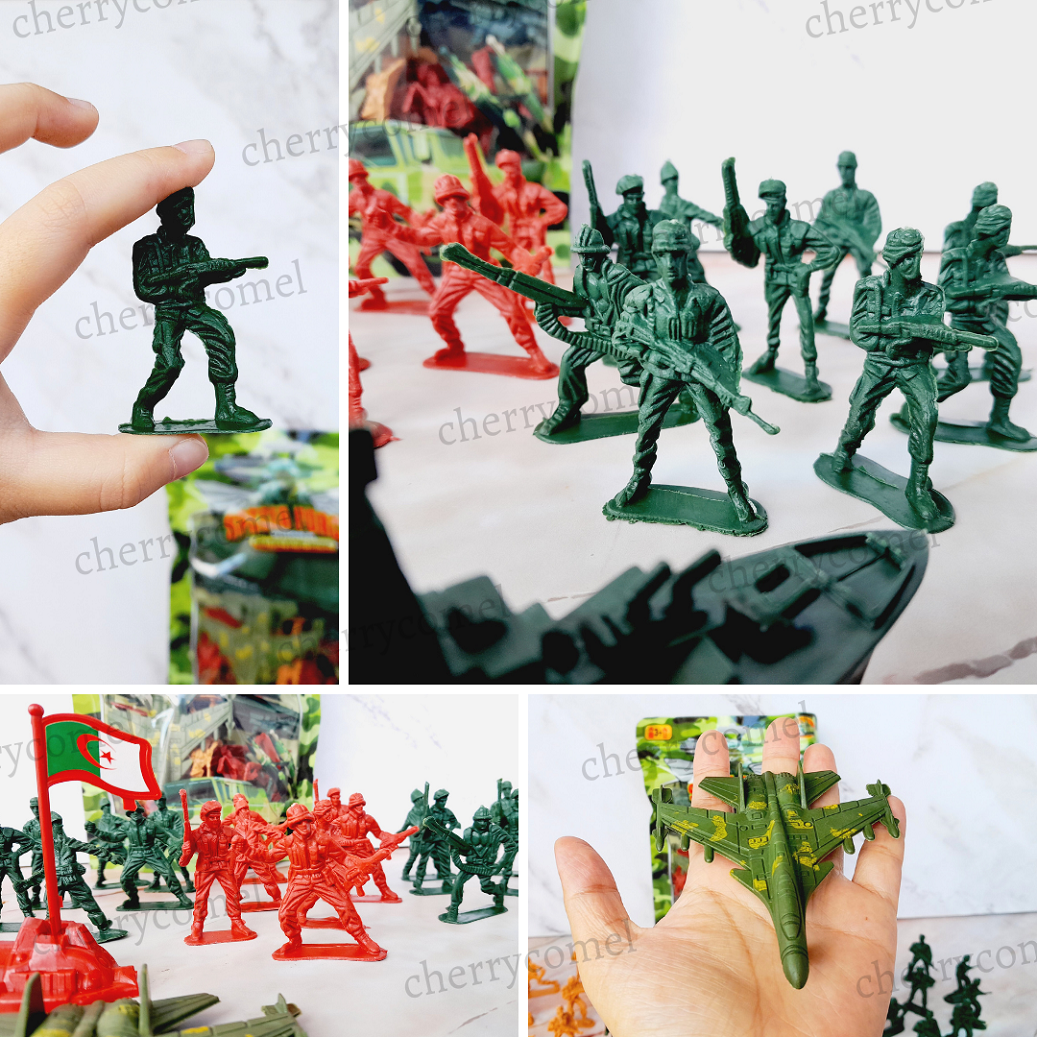 35 Pcs Set Military Army Toys Mainan Askar Soldier Combat War Toy ...
