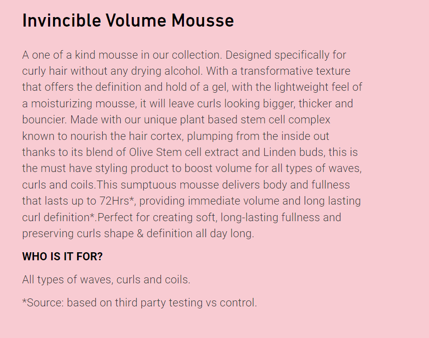 (Readystock) Curlsmith (Invisible Volume Mousse / Hydrate & Plump ...