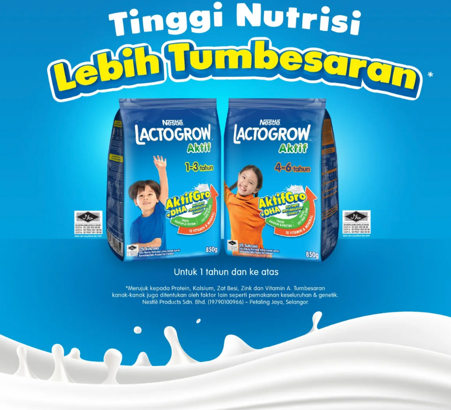 Lactogrow Aktif 4 - 6 (850g) | Shopee Malaysia