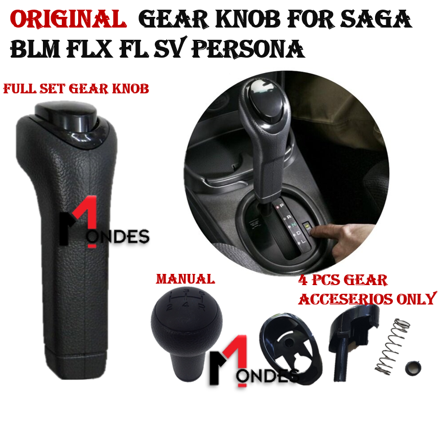 ORIGINAL PROTON SAGA BLM FL FLX AUTO / MANUAL GEAR SHIFT KNOB SHIFTER ...