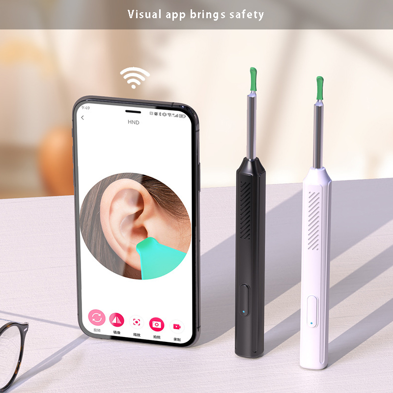 𝗛𝗗 𝗣𝗜𝗫𝗘𝗟 》 Earpick Camera LED Ear Wax Cleaner Picker Removal Tool Kit ...