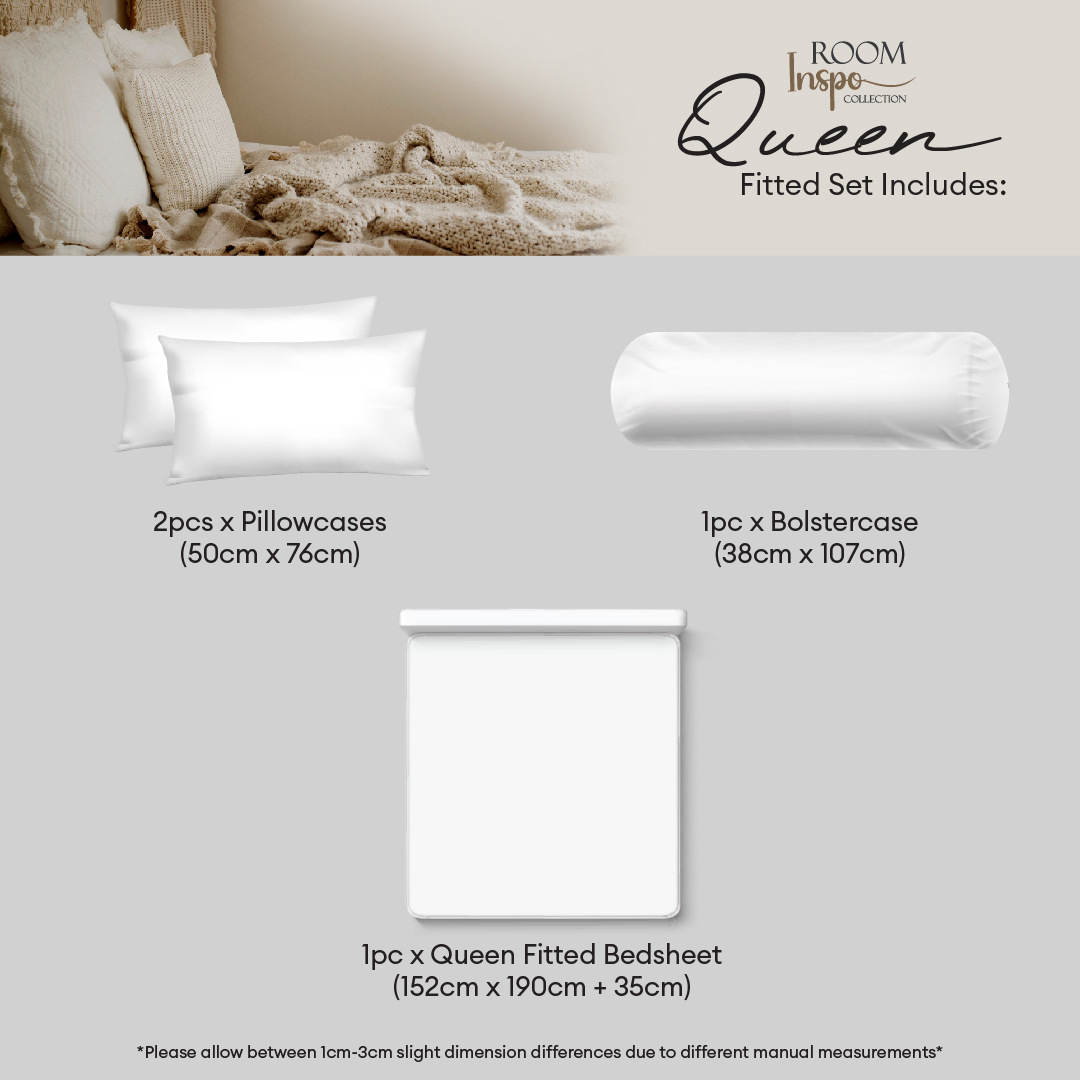 Novelle Room Inspo Fitted Sheet Set (without Comforter/Quilt Cover ...