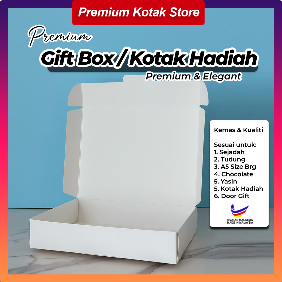 YJL Kotak Hadiah Gift Box Exclusive VIP Birthday Box Mailer Box Goodie ...