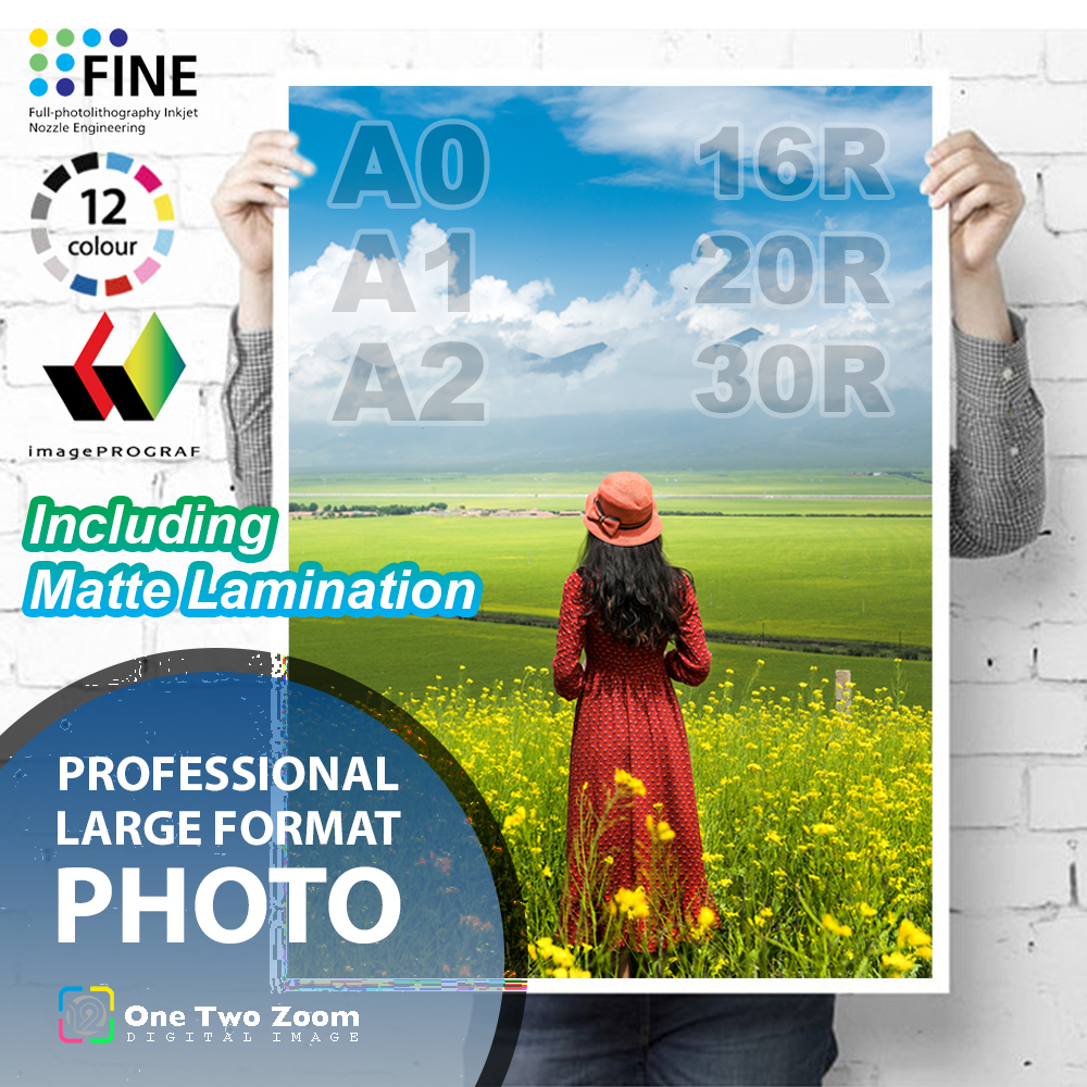Large Photo Print | Large Format 16R / 20R / 24R / 30R / A2 / A1 / A0 ...
