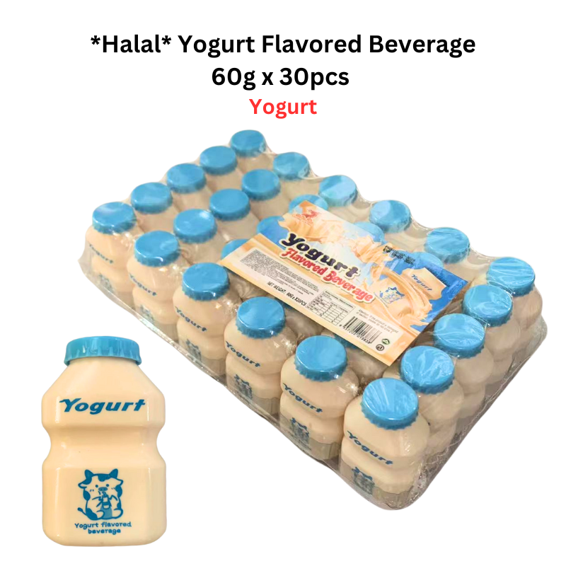 *Halal* Yogurt Flavored Beverage 60g x 30pcs (Yogurt, Laici Milk ...