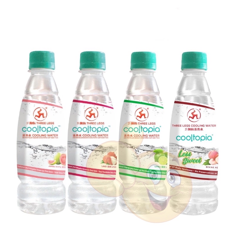 3 Legs Cooltopia Cooling Water 320mL | Shopee Malaysia