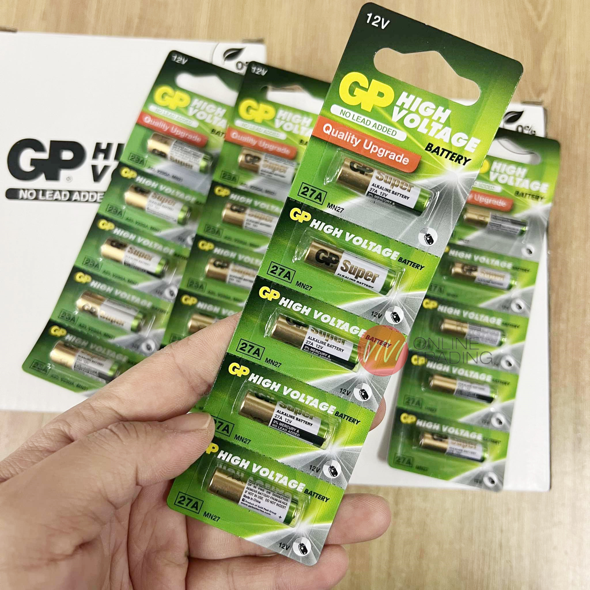 Gp Battery 23A 27A 5pcs GENUINE GP Alkaline Battery 12V Batteri Remote ...
