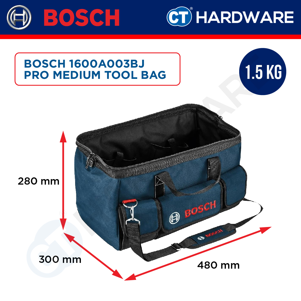 Bosch Professional Tool Bag 1600A003BJ 1600A003BK | 600D Polyester ...