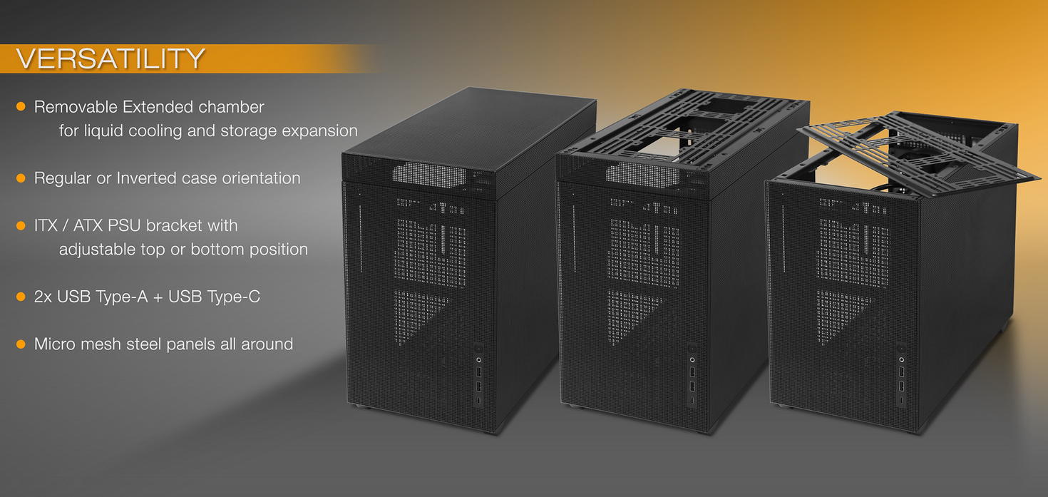 TECWARE Fusion 2 & Fusion 2 Air Hybrid SFF ITX/mATX Come With 1x120mm ...