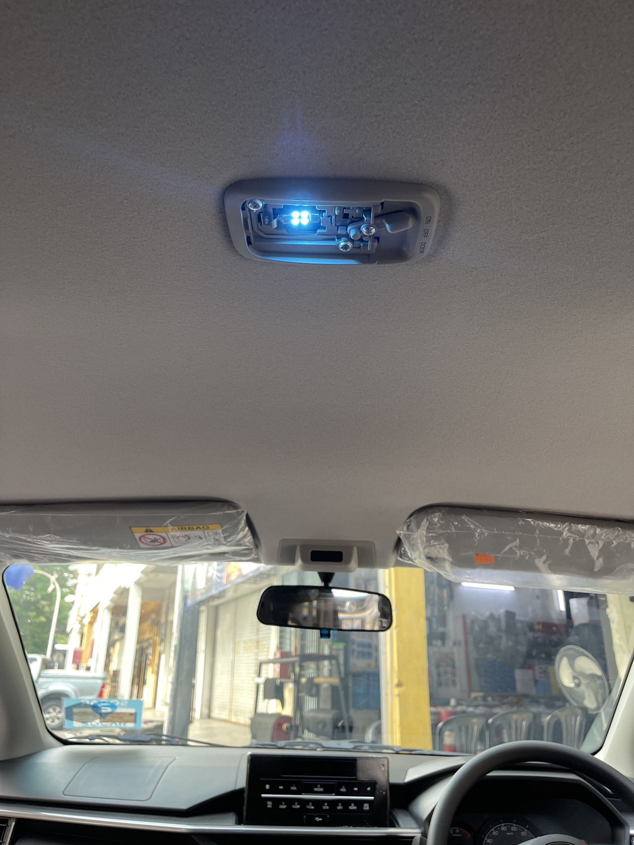 NEW PERODUA AXIA DOME LIGHT Car Room Interior Led Lamp Bulb Lampu ...