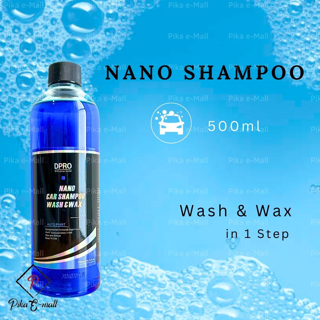[COMBO] Nano Car Wash Shampoo and Wax Nano Coating Snow Car Wash ...