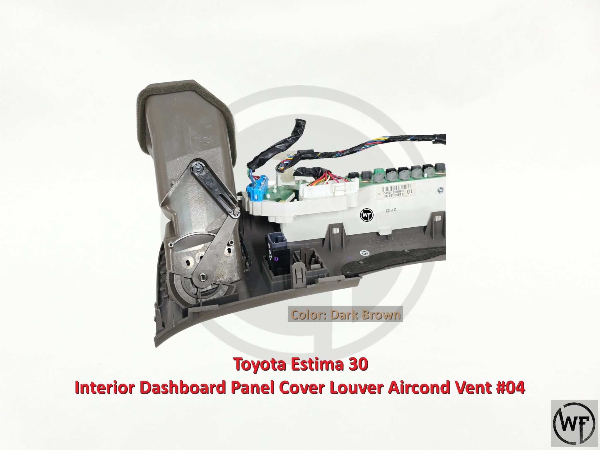 Toyota Estima ACR30 MCR30 Interior Dashboard Panel Cover Louver Aircond ...
