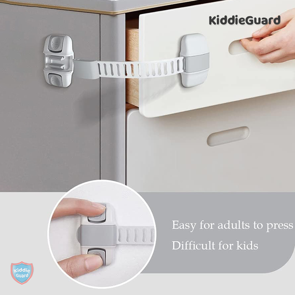 Adjustable Multipurpose Baby Safety Lock Kid Security Protector Drawer ...