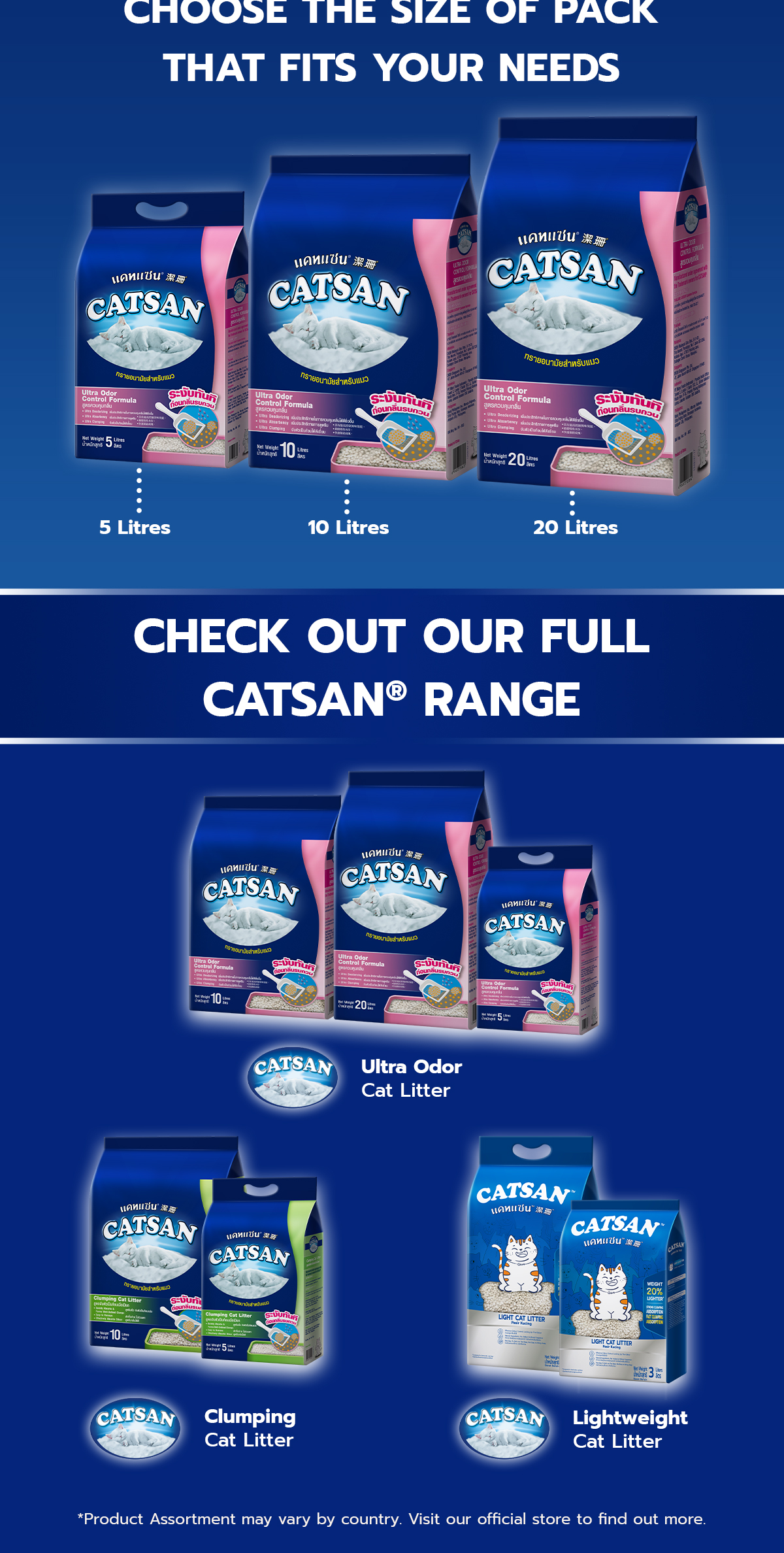 CATSAN Ultra Odor Cat Litter Sand for All Ages 5L | Shopee Malaysia