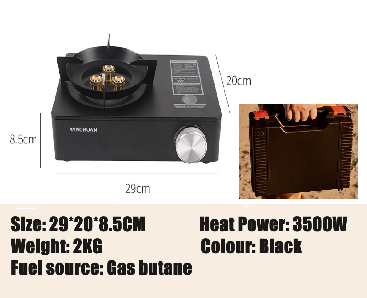 Semua stove dapur camping stove mini dapur 3500W stove cookware Gas ...