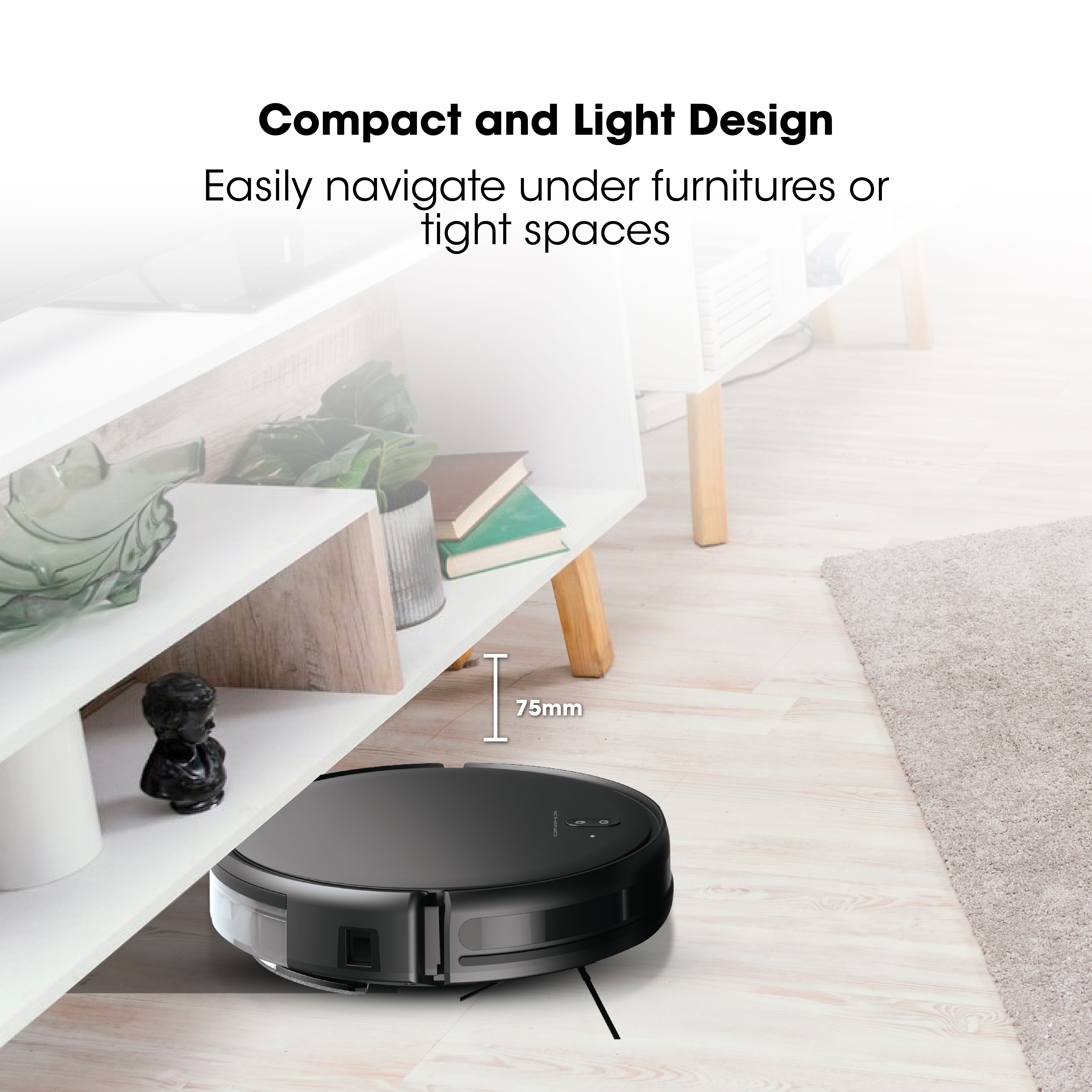 [Online Exclusive] KHIND Robotic Vacuum | Vakum RobotikVC9K20 | Shopee ...
