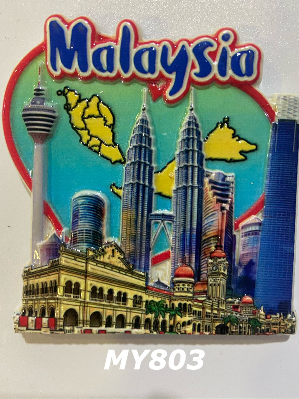 Malaysia KLCC Colorful Resin Magnet | Shopee Malaysia