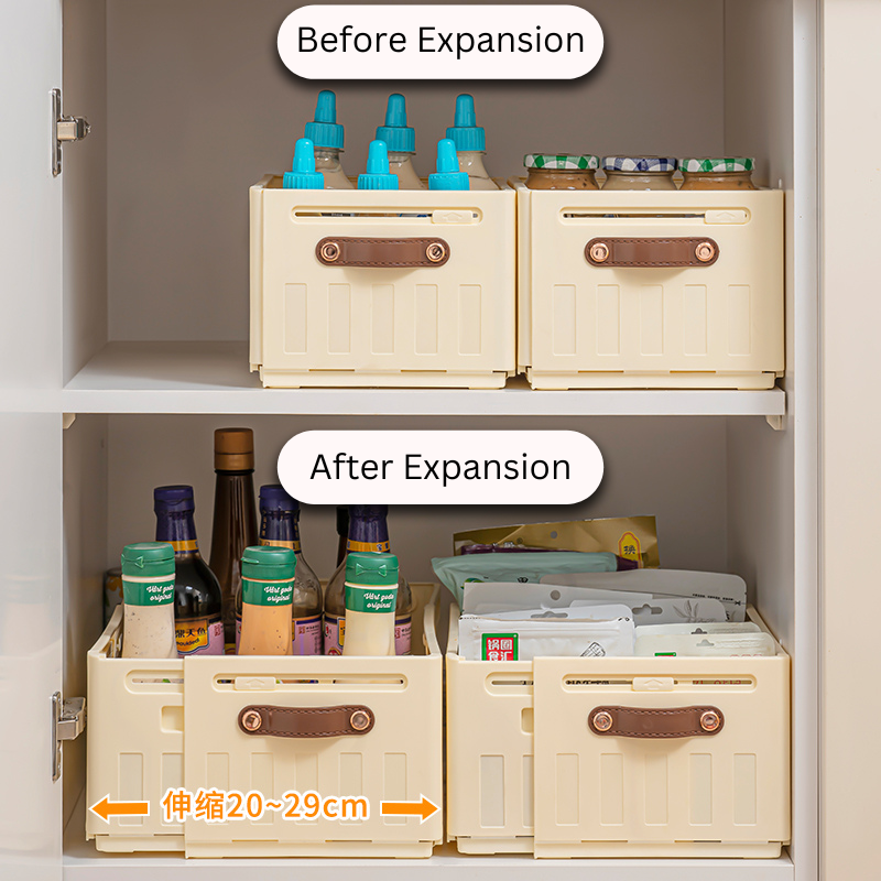 READY STOCK ️High Quality Plastic Storage Box Extendable Space Saving ...