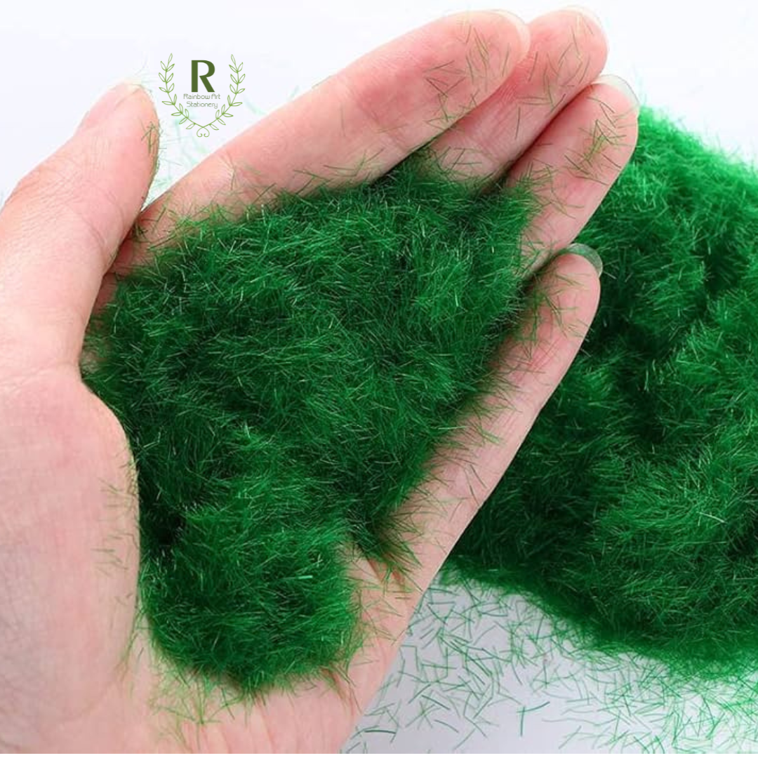 Model Material - Green Grass Powder 50g Granular tree powder 颗粒树粉 ...