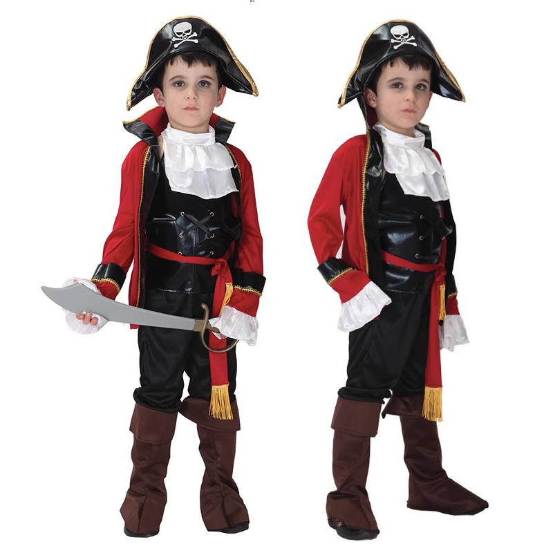 MYLITTLELASS Children Cosplay Valiant Pirate Little Boy´s Party Pretend ...