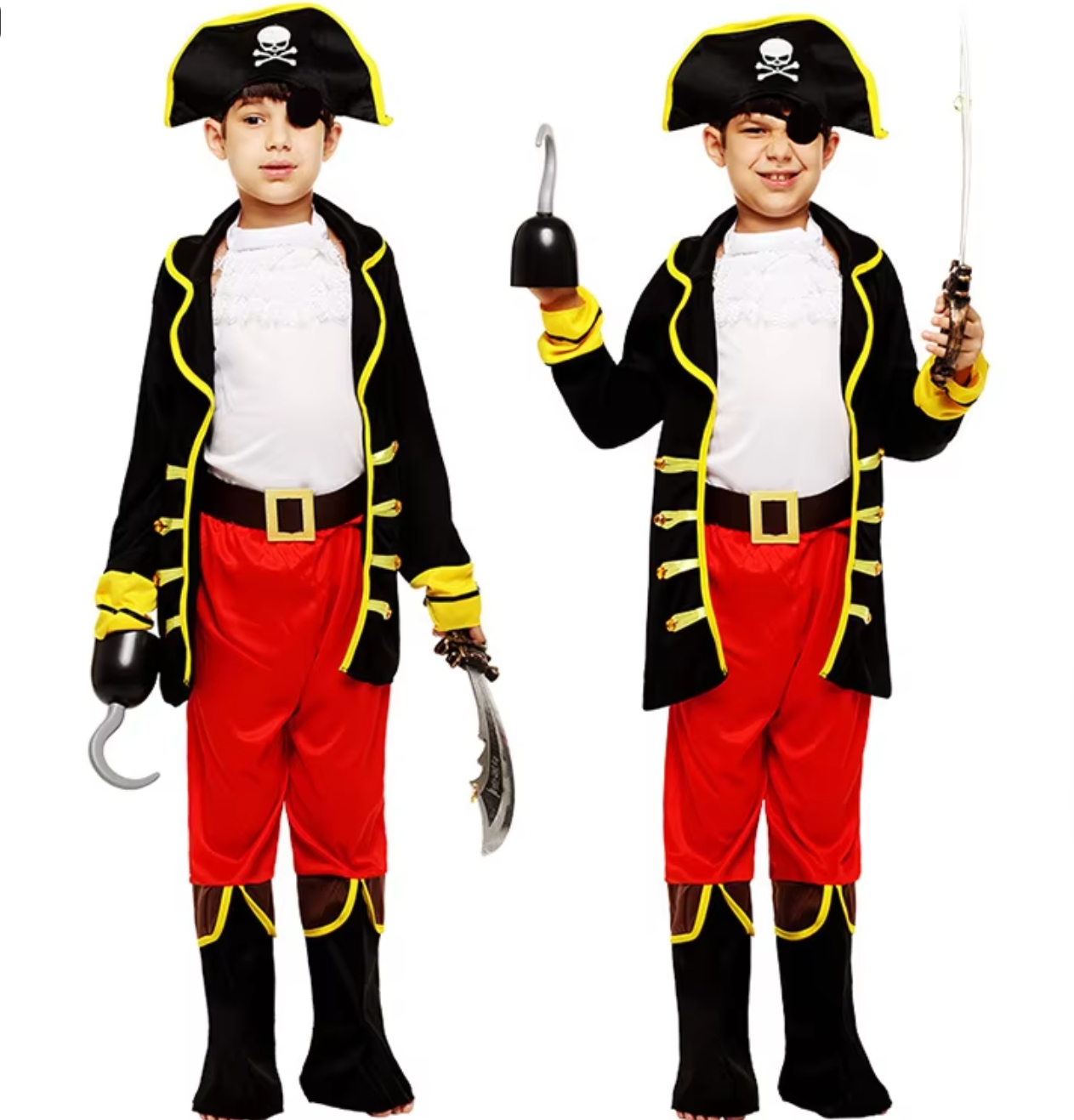 MYLITTLELASS Children Valiant Pirate Little Boy´s Party Pretend Play ...