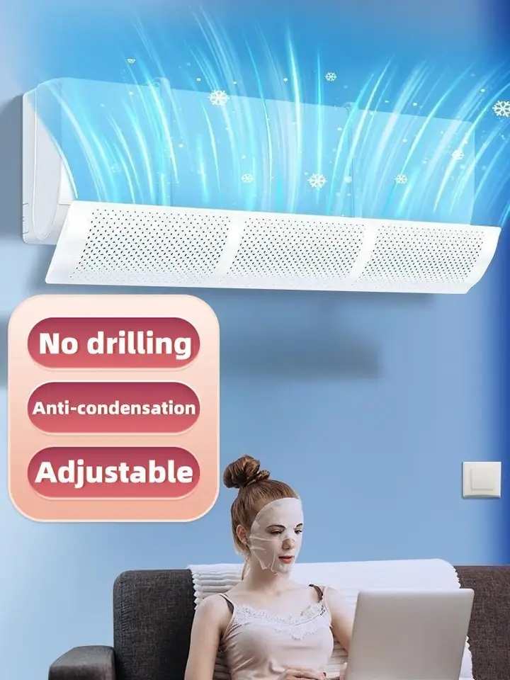 Universal Adjustable Air Conditioner Windshield Scalable Prevent Direct ...