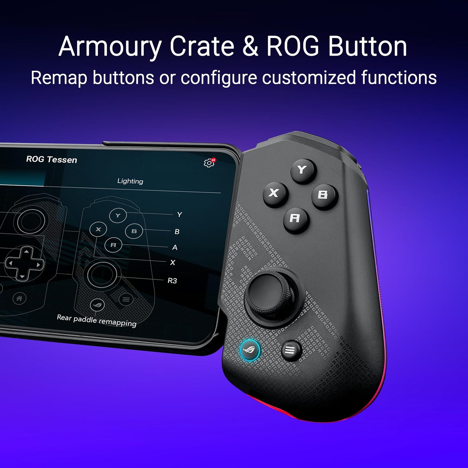 Asus ROG Tessen Mobile Gaming Controller with Console-Grade Joysticks ...