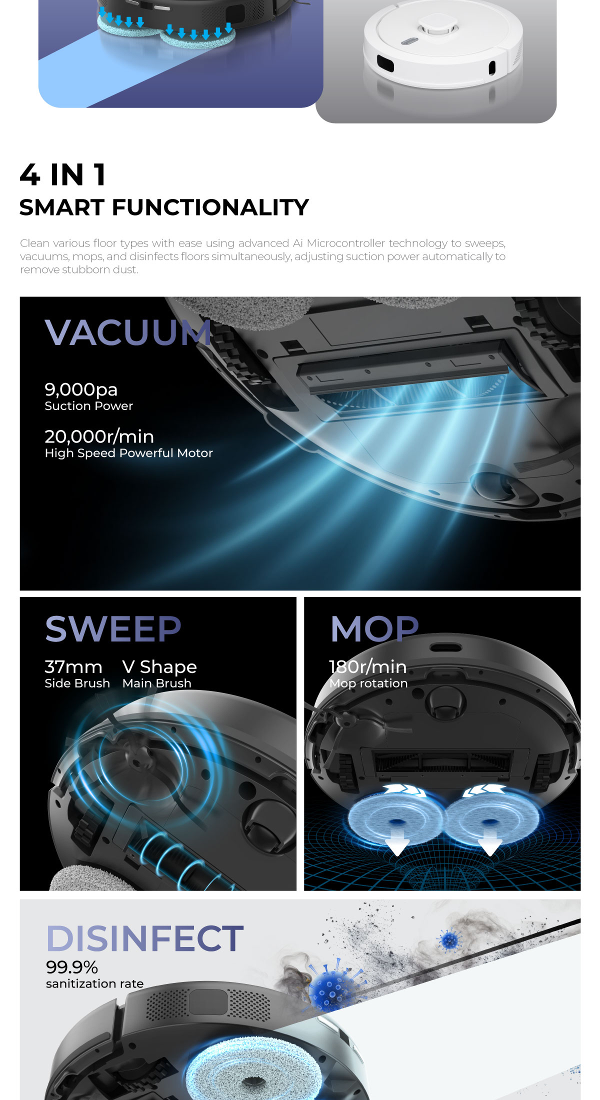 PerySmith Evobot T1 Robot Vacuum Cleaner Ai Series (Vakum Robotik | vacuum robot | vacuum robot ...