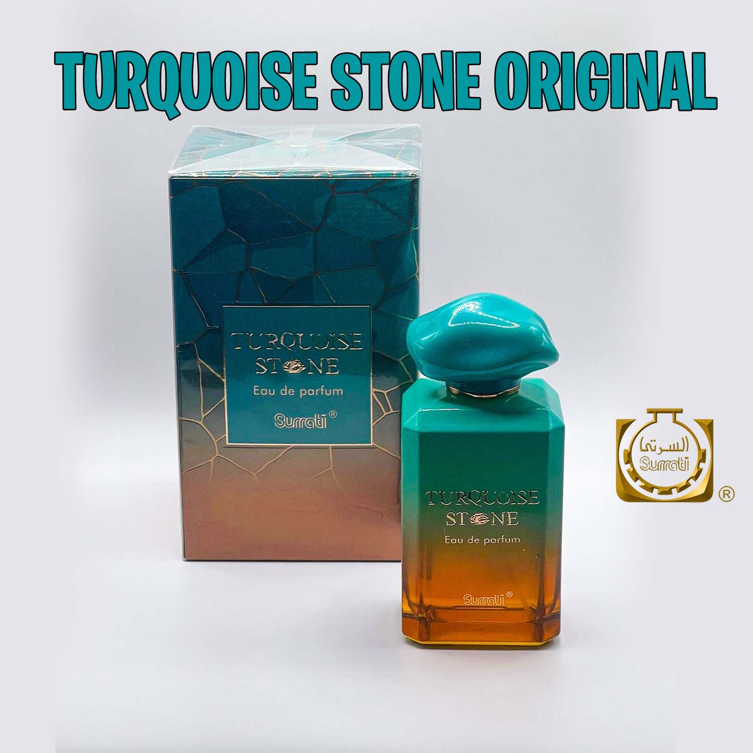 Original Turquoise Stone EDP / Black Stone EDP P Perfume By Surrati 100 ...