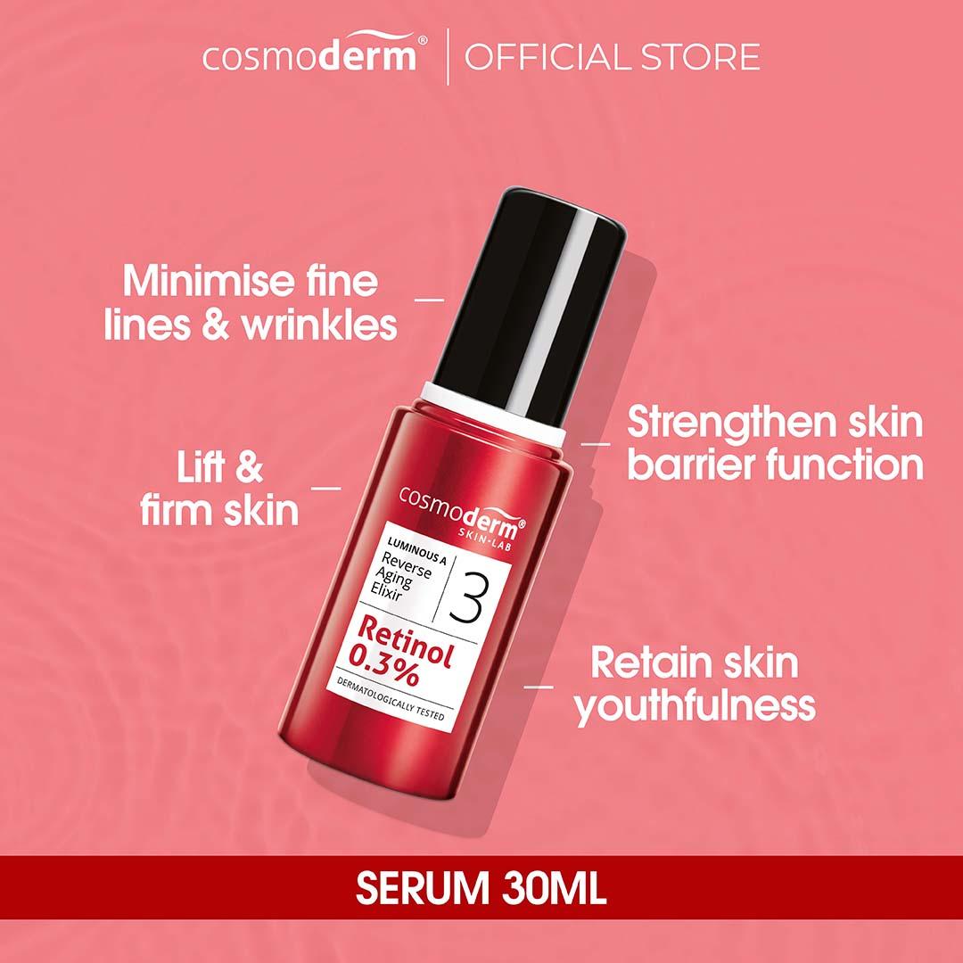 Cosmoderm Luminous A Anti-Aging Combination Skin Set D | Shopee Malaysia