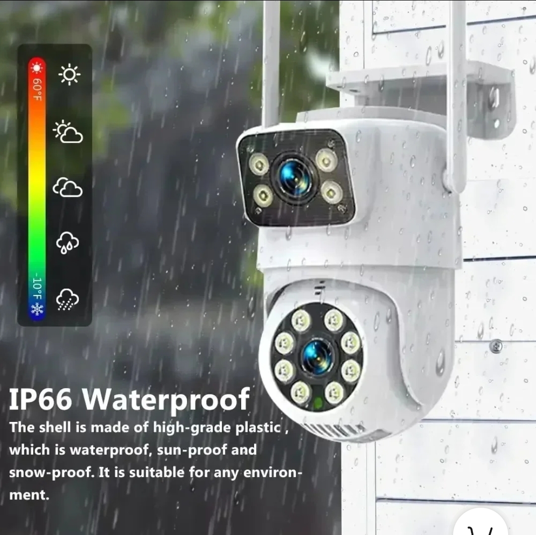 iPPro / Eseecloud Dual Lens Dual Screens 8MP 5K Ultra HD PTZ Wireless ...