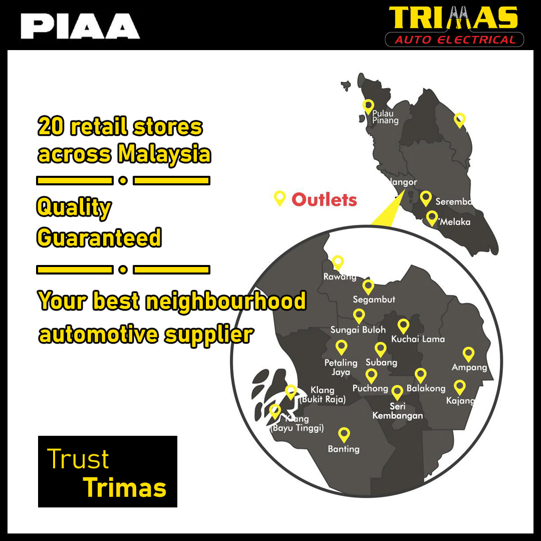 TRIMAS Original PIAA Aero Vogue Flex Silicon Wiper Blade U-Hook Hybrid 14" to 28" | Shopee Malaysia