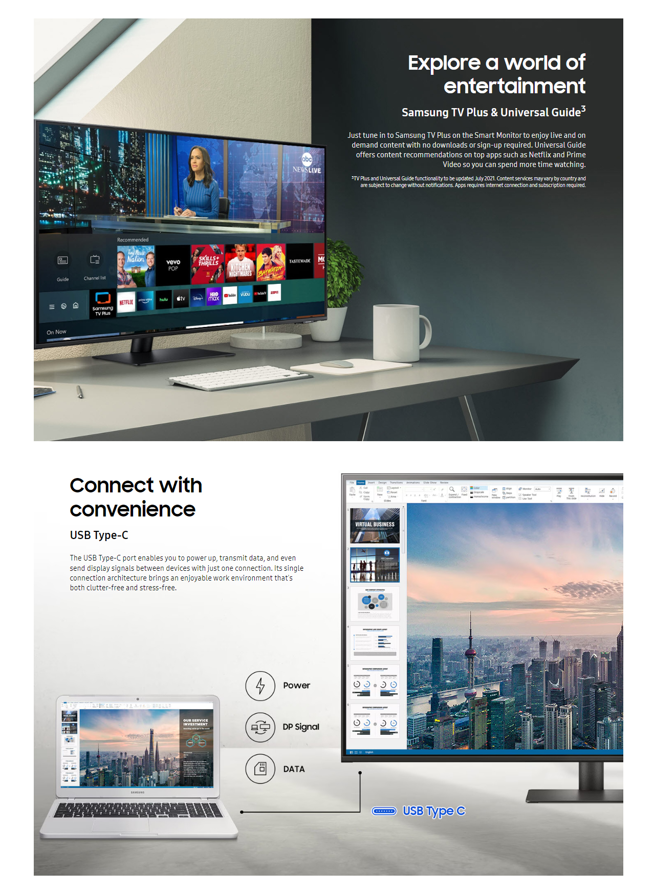 SAMSUNG 32" Smart Monitor M70A 4K UHD LS32AM700UEX | Shopee Malaysia