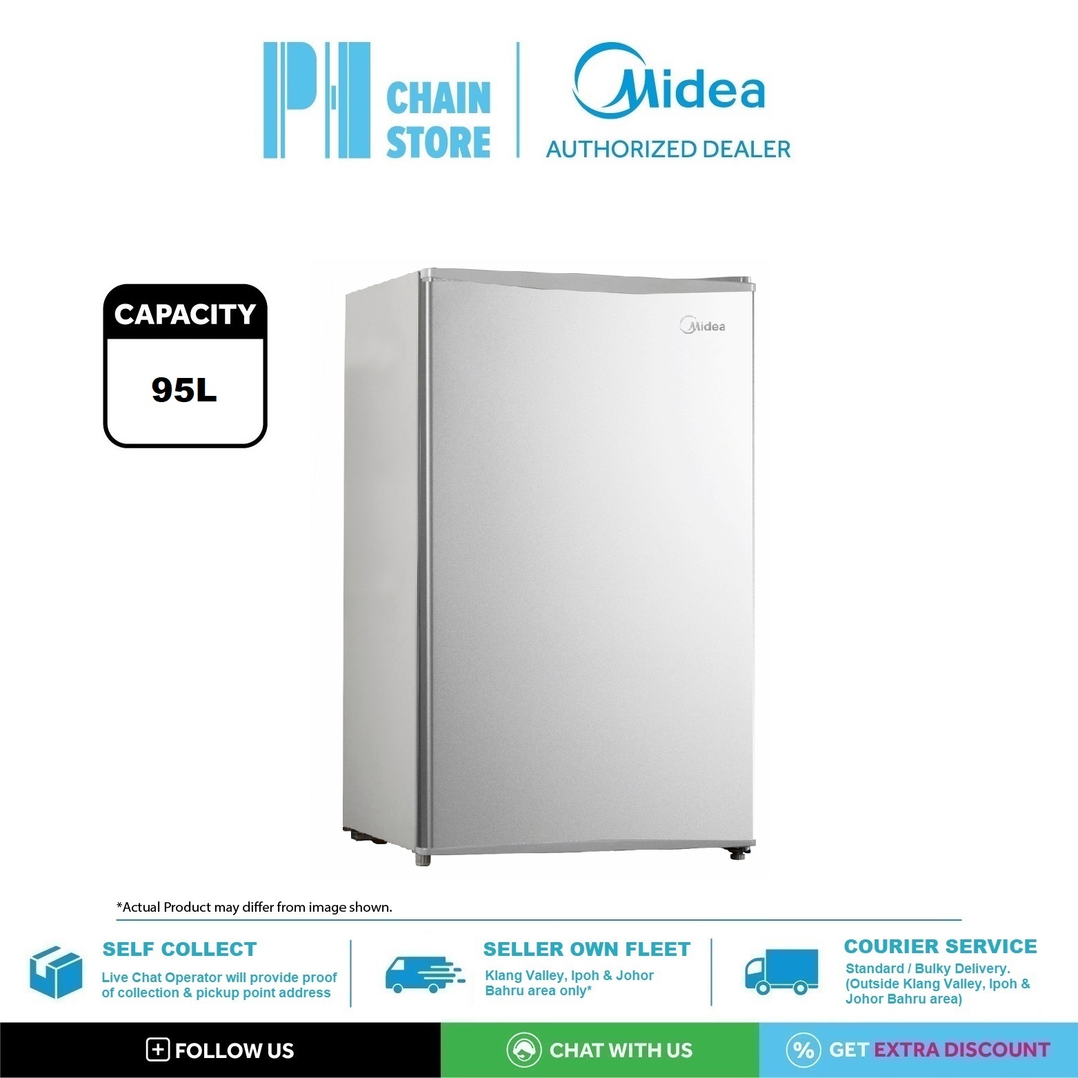 MIDEA MDRD86FGG MDRD88FGD30 MDRD142FGD 50L 60L 95L Mini Bar ...