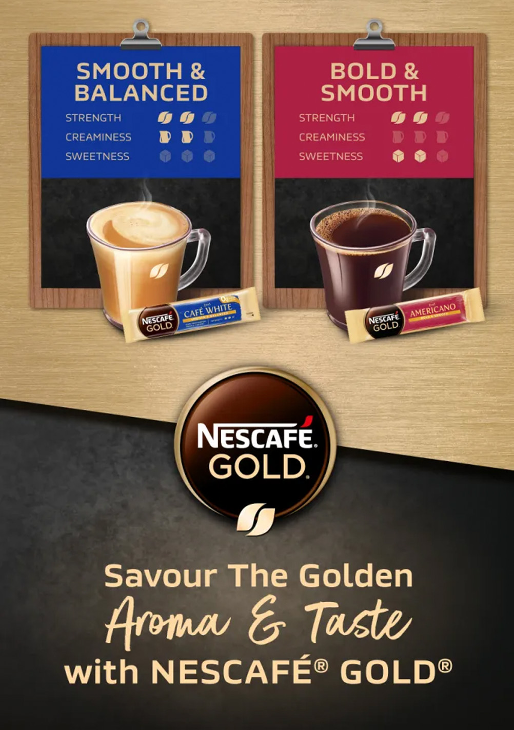 Nescafe Gold Dark Latte Premix Coffee 12 Sticks x 31g | Shopee Malaysia