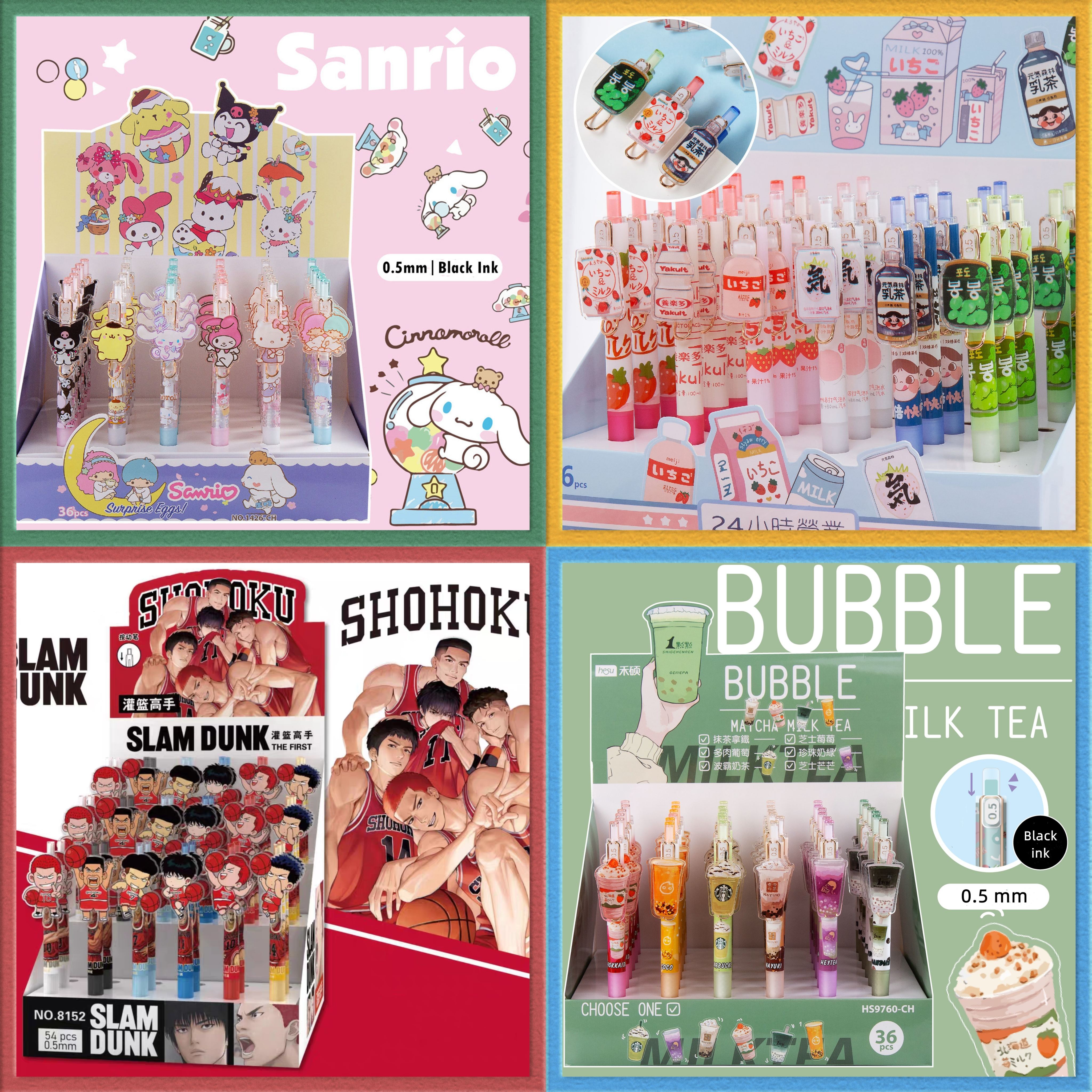 *APR DEALS* Creative Cute Cartoon Beverages Sanrio Slam Dunk Characters ...