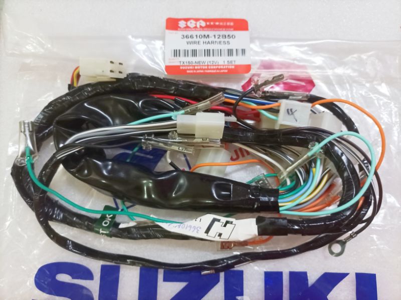 RG RGV TXR150 GAMMA PANTHER SUZUKI WIRING HARNESS FULL SET WAYER wiring ...