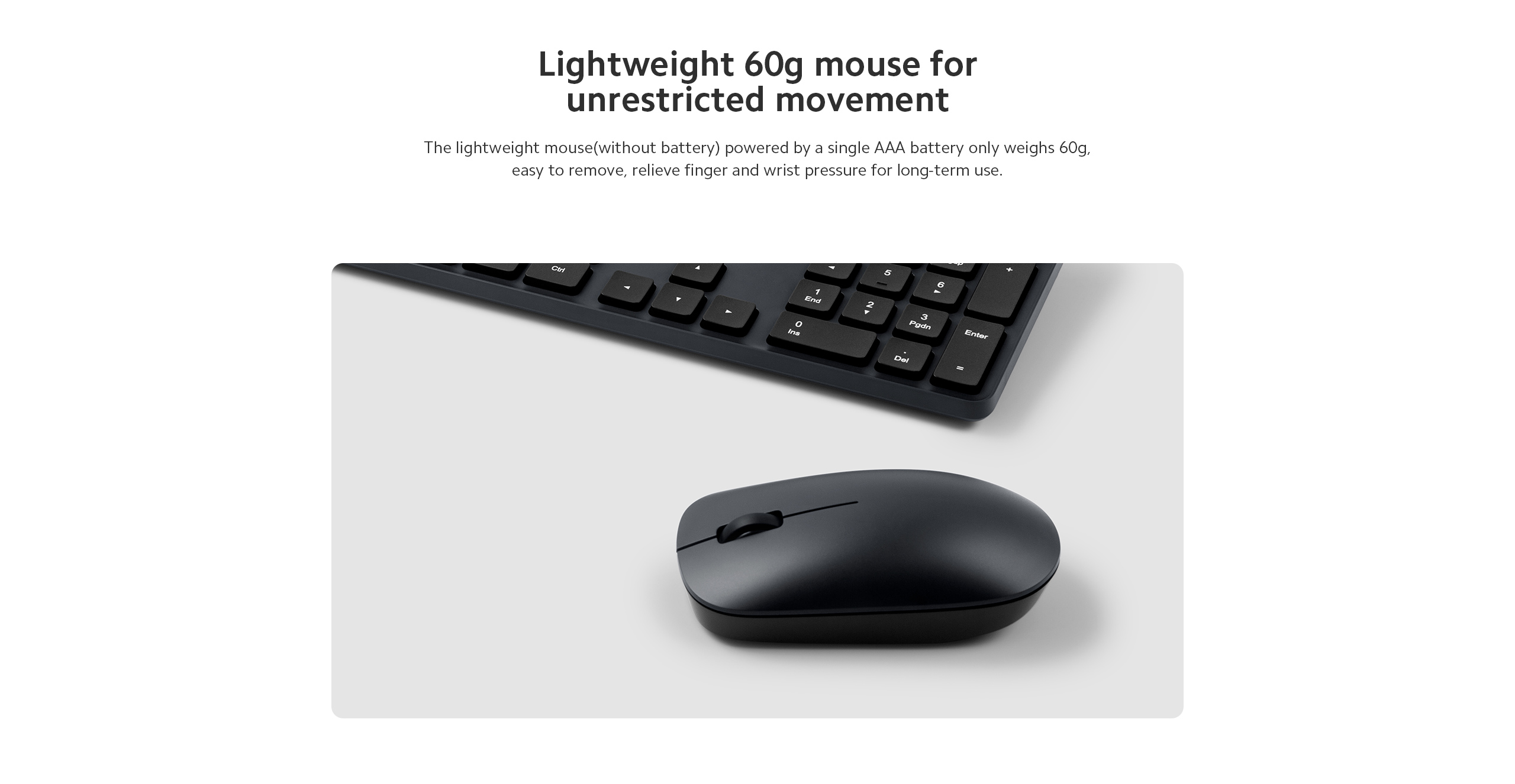 Xiaomi Mi Wireless Keyboard And Mouse Combo Shopee Malaysia