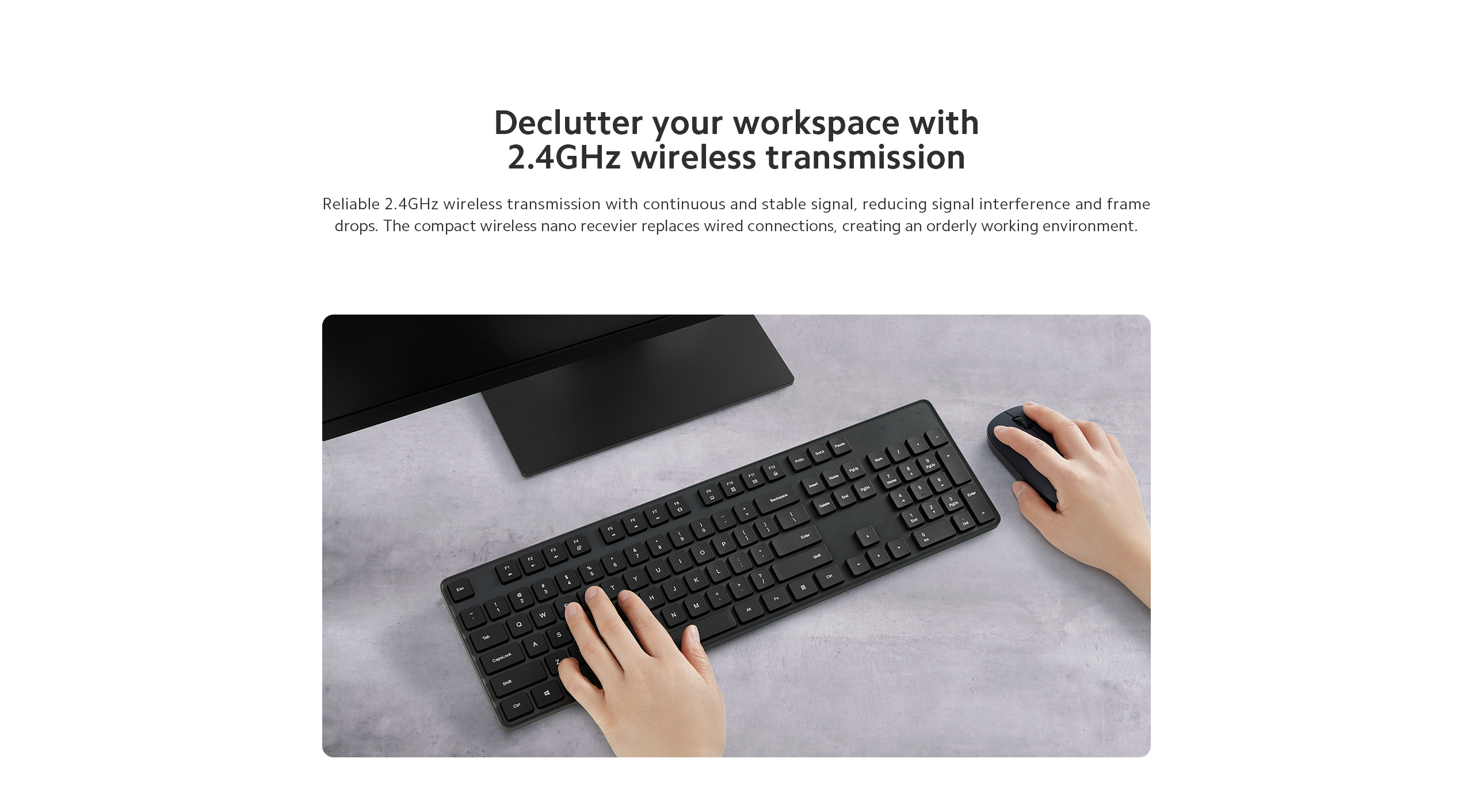 Xiaomi Mi Wireless Keyboard and Mouse Combo | Shopee Malaysia