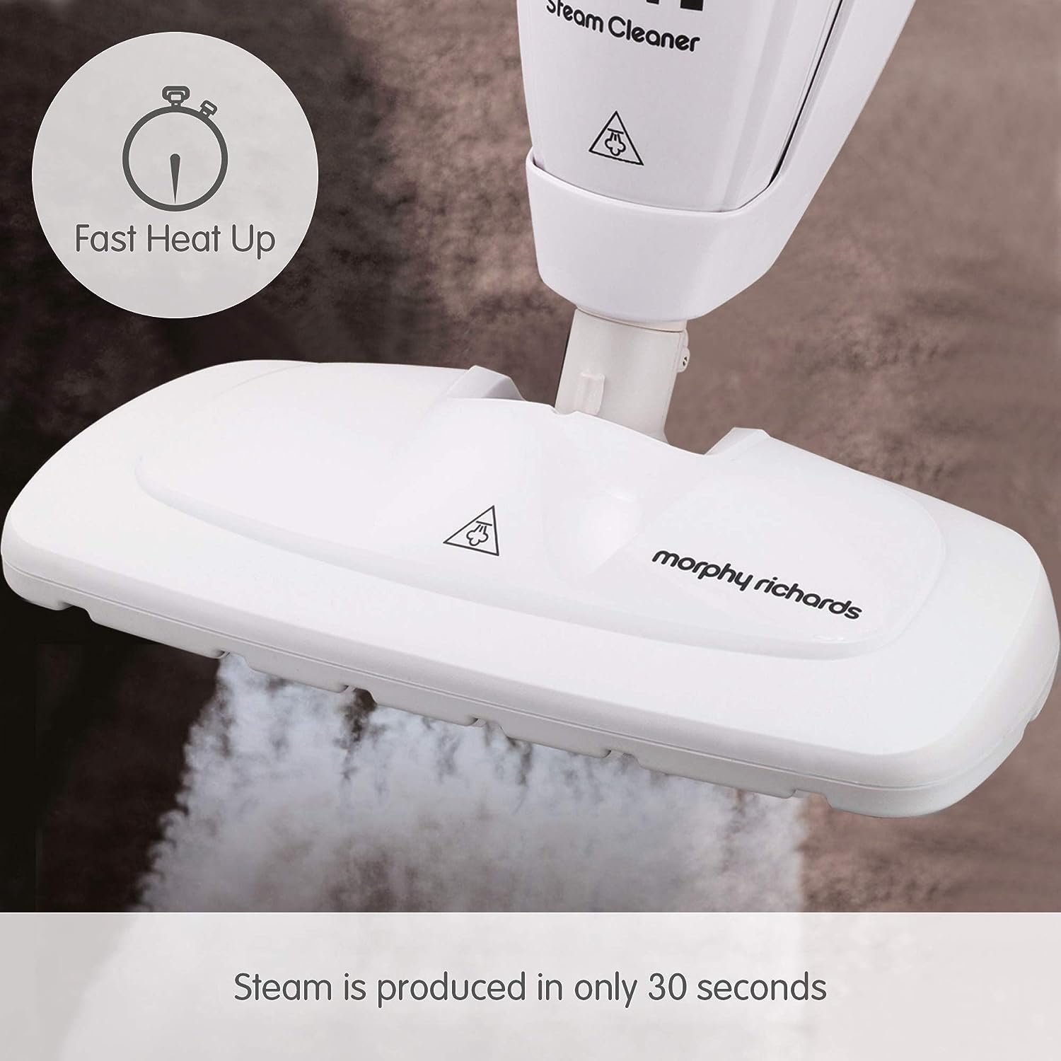Morphy Richards 9-in-1 Steam Mop with Detachable Handheld Cleaner ...