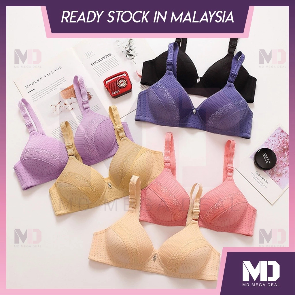 Mega Deal Cotton Bra Women Size36 44bc Baju Dalam Wanita Soft Non