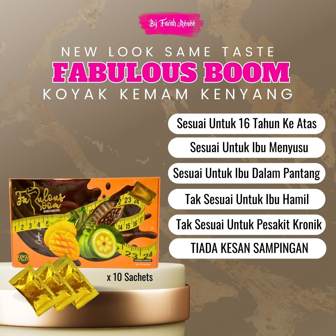 COMBO FabulousBoom Fabulous Toxxx Original HQ Nak Kurus Bakar Lemak ...