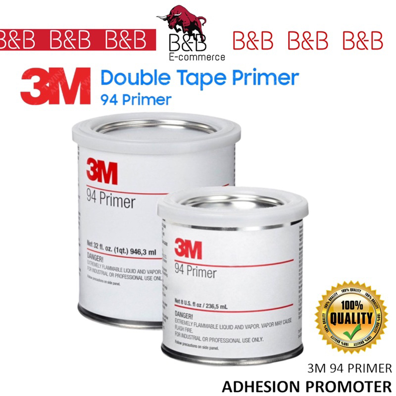 Ready Stock 3M Double Tape 94 Primer 946ml 32oz/3M Double Side Tape ...