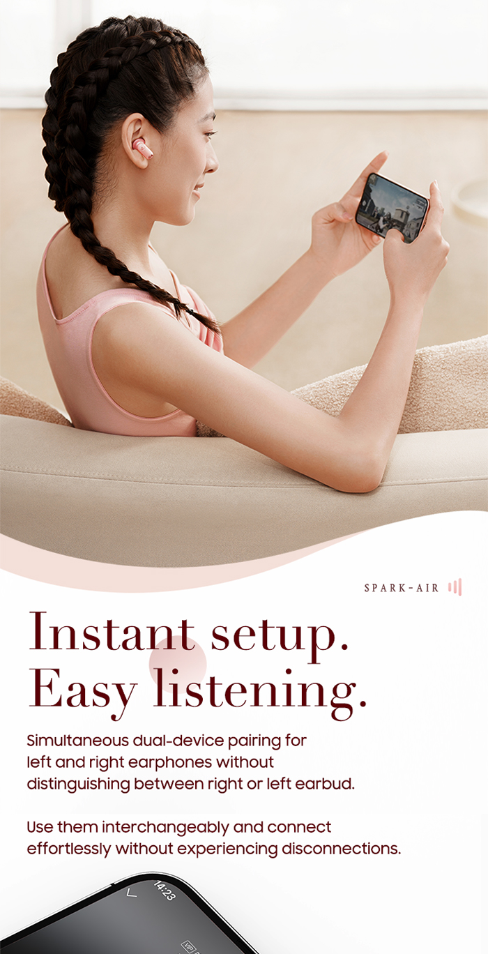 DIVOOM SPARK-AIR Bluetooth Earphone Mini & Compact Adaptive Noise ...